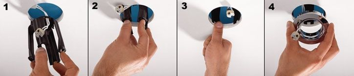 Protectores de Focos Empotrables SpotClip: Montaje de Focos Eléctricos ...